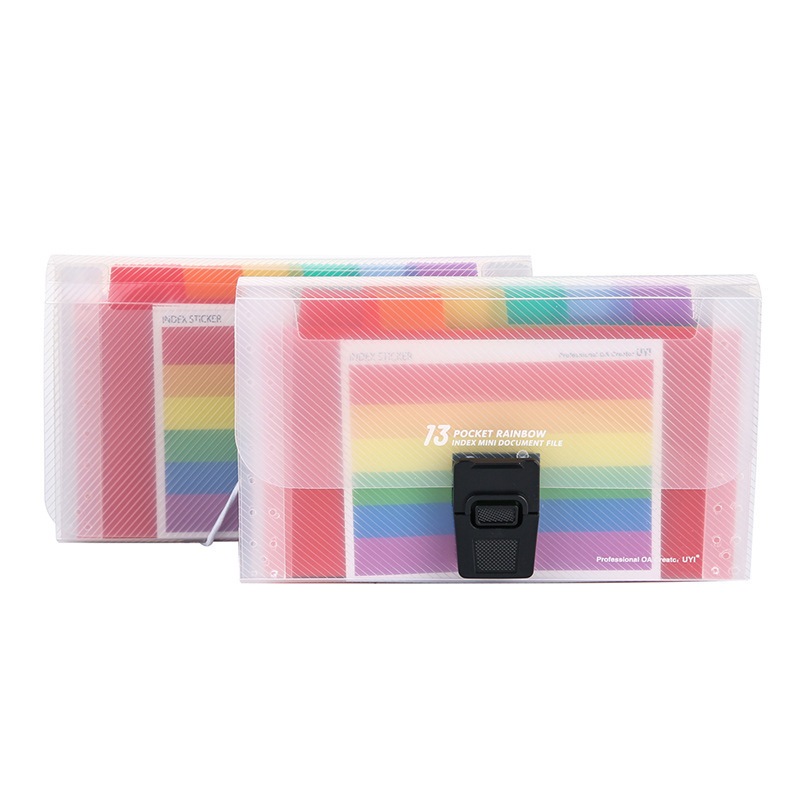 A4 A6 vertical portable accordion bag test paper document storage bag ...