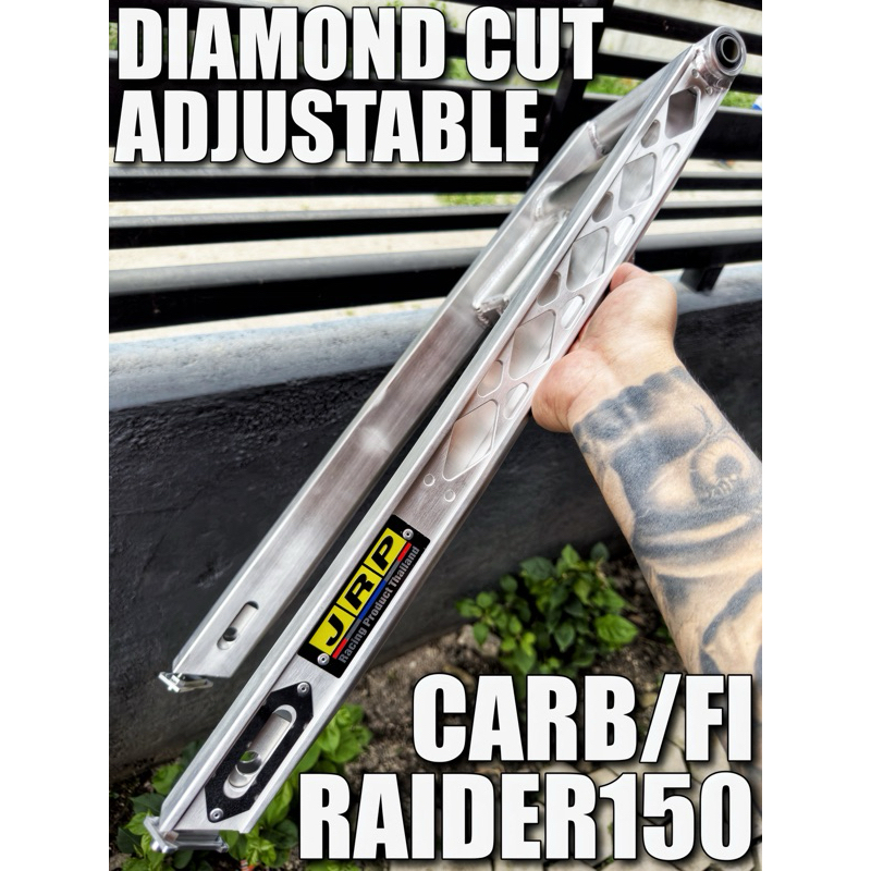 RAIDER150 CARB/FI JRP VERSACE/CNC LIGHTEN SWING ARM PLUS+2 | Shopee ...