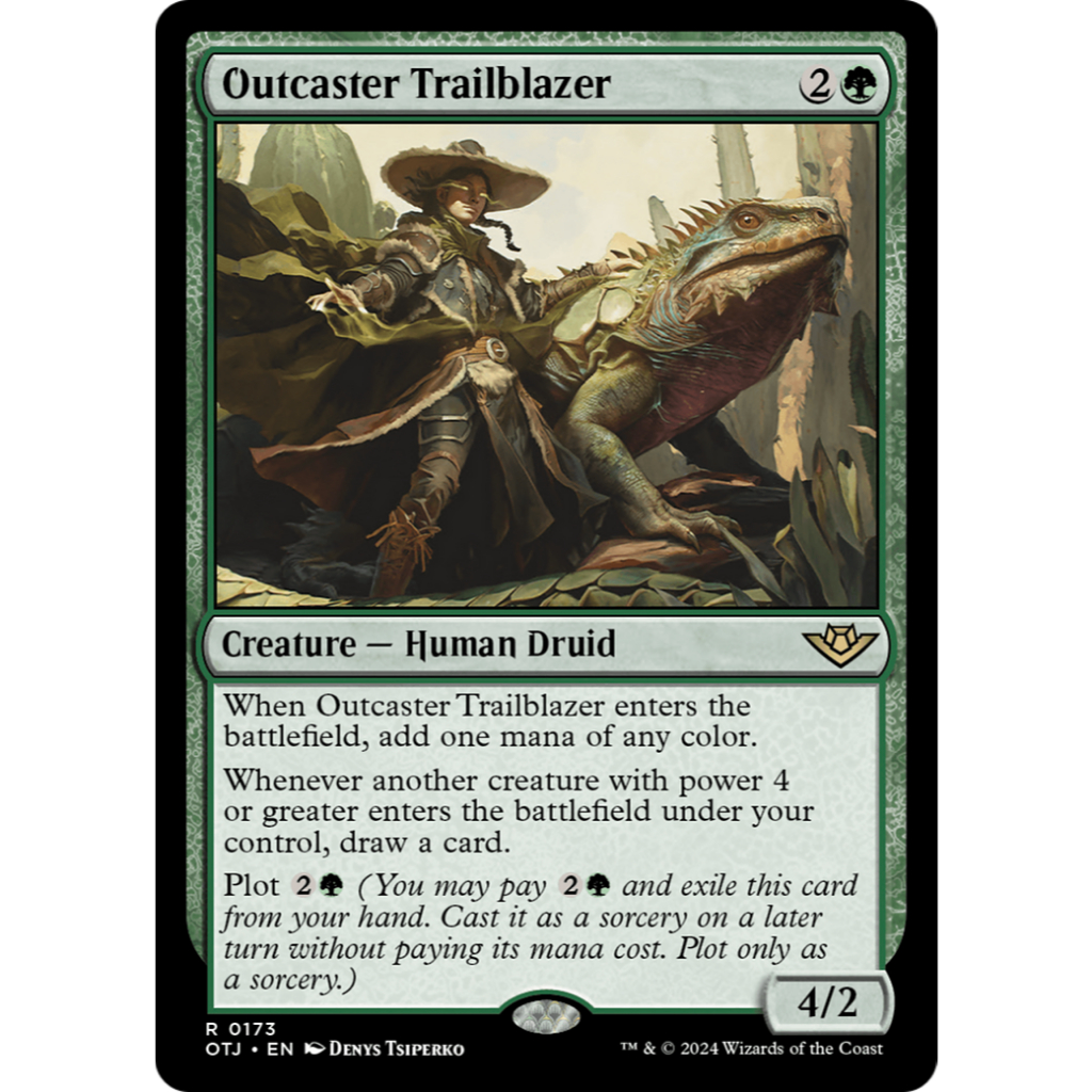 outcaster-trailblazer otj-173 Proxy Playtest Card | Shopee Philippines