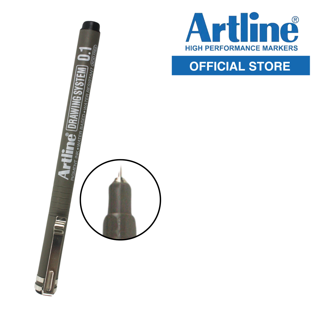 ARTLINE Drawing Pen 0.1mm (EK231) | Shopee Philippines
