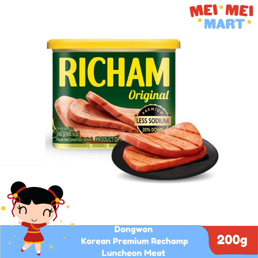 Dongwon Korean Premium Rechamp Luncheon Meat 200g | Shopee Philippines