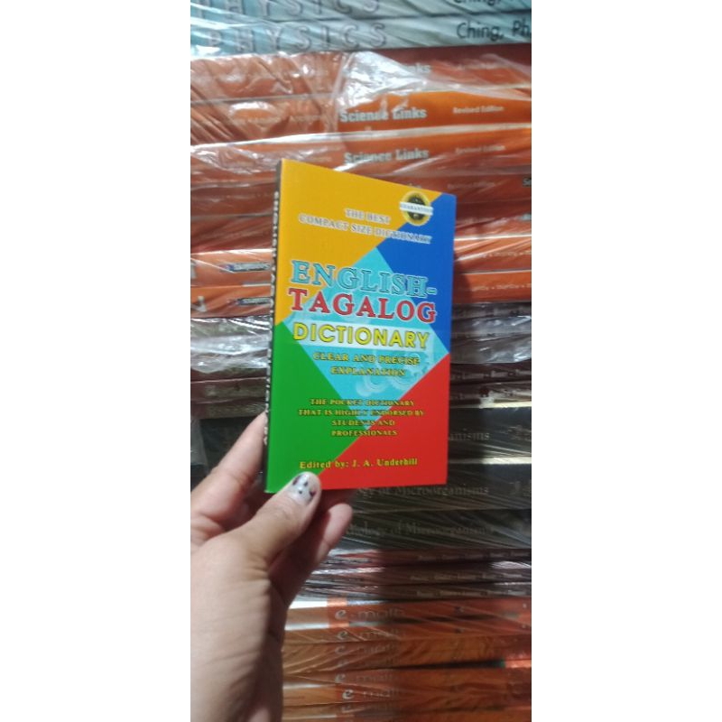 English Tagalog dictionary (pocket size) | Shopee Philippines