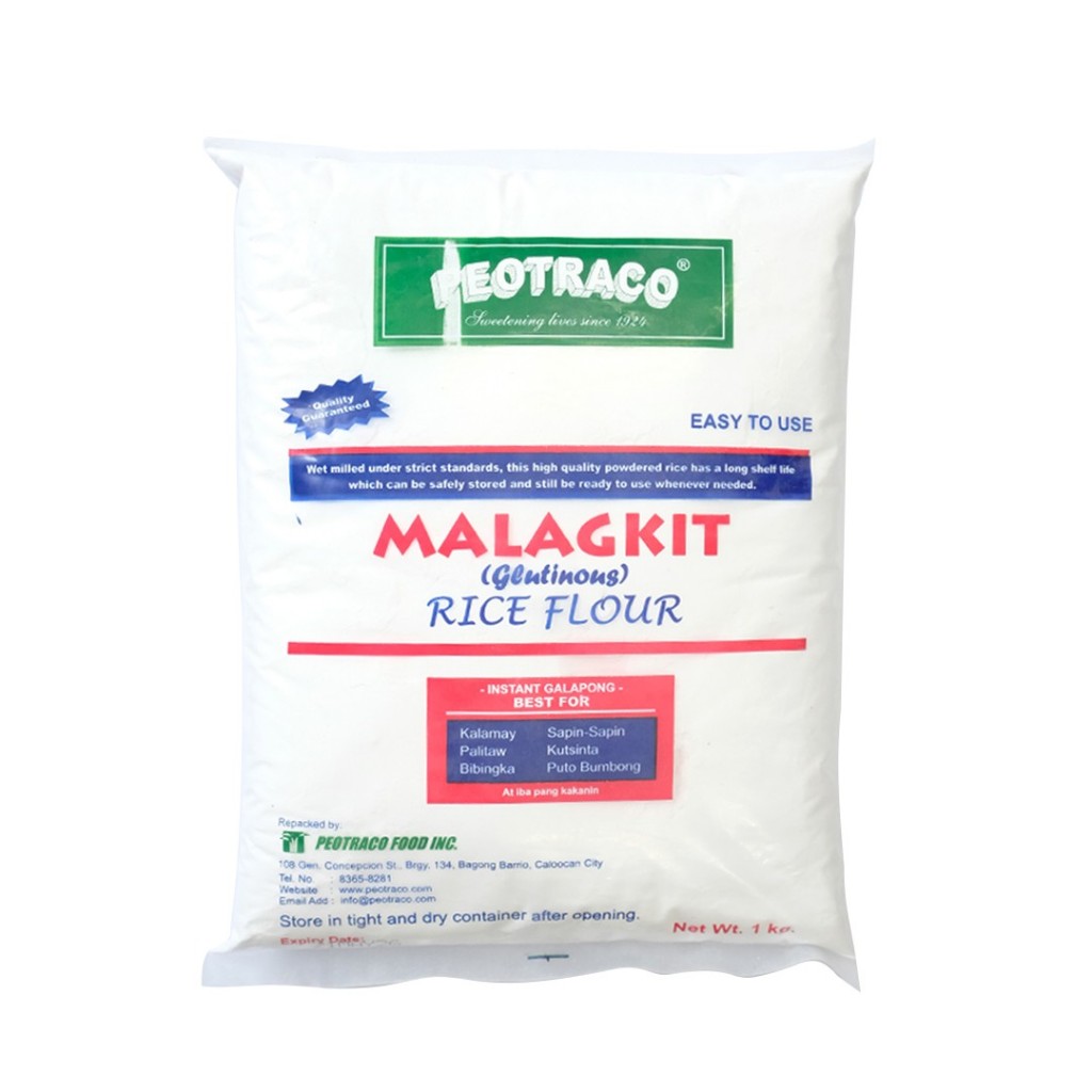Peotraco Malagkit Rice Flour 1kg | Shopee Philippines