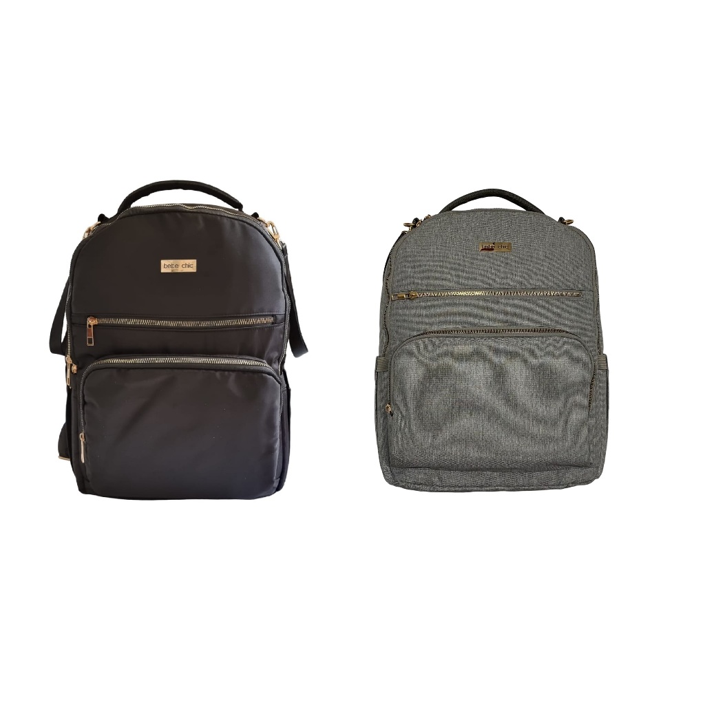 Bebe Chic Morgan Diaper Backpack / Diaper Bag | Shopee Philippines