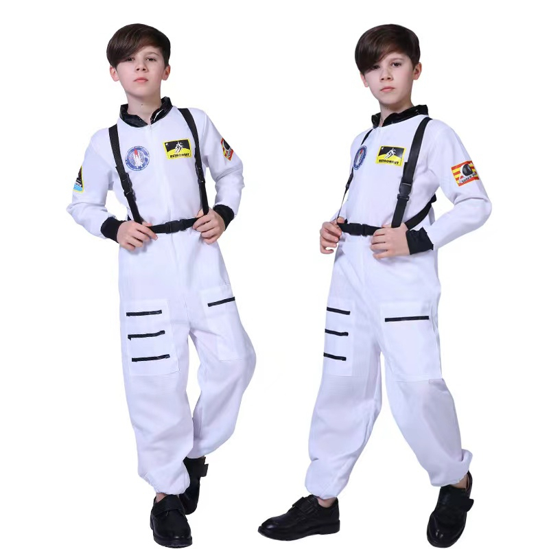 Astronaut Costume For Kids Adult Halloween Nasa Uniform Costume Boys ...