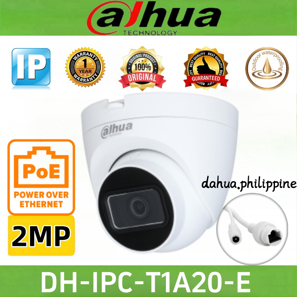 Dahua 2MP HD WDR IR Eyeball Network Camera Wired Indoor Intelligent ...