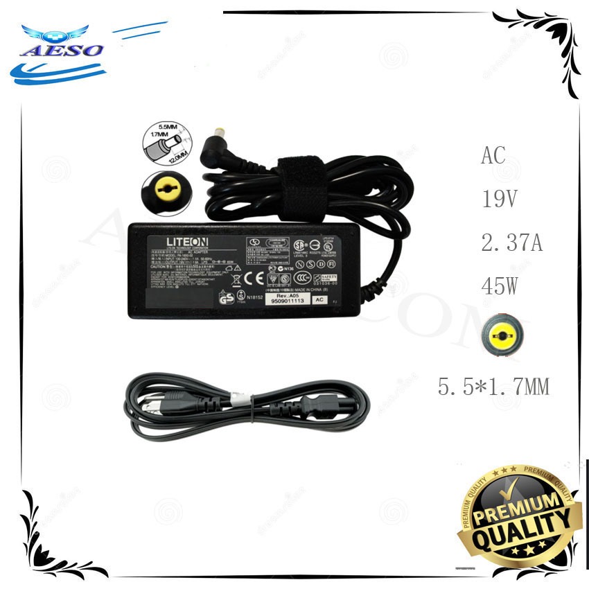 19v 2.37A Laptop Charger For Acer es1-432 es1-431 es1-511 es1-132 | Shopee Philippines