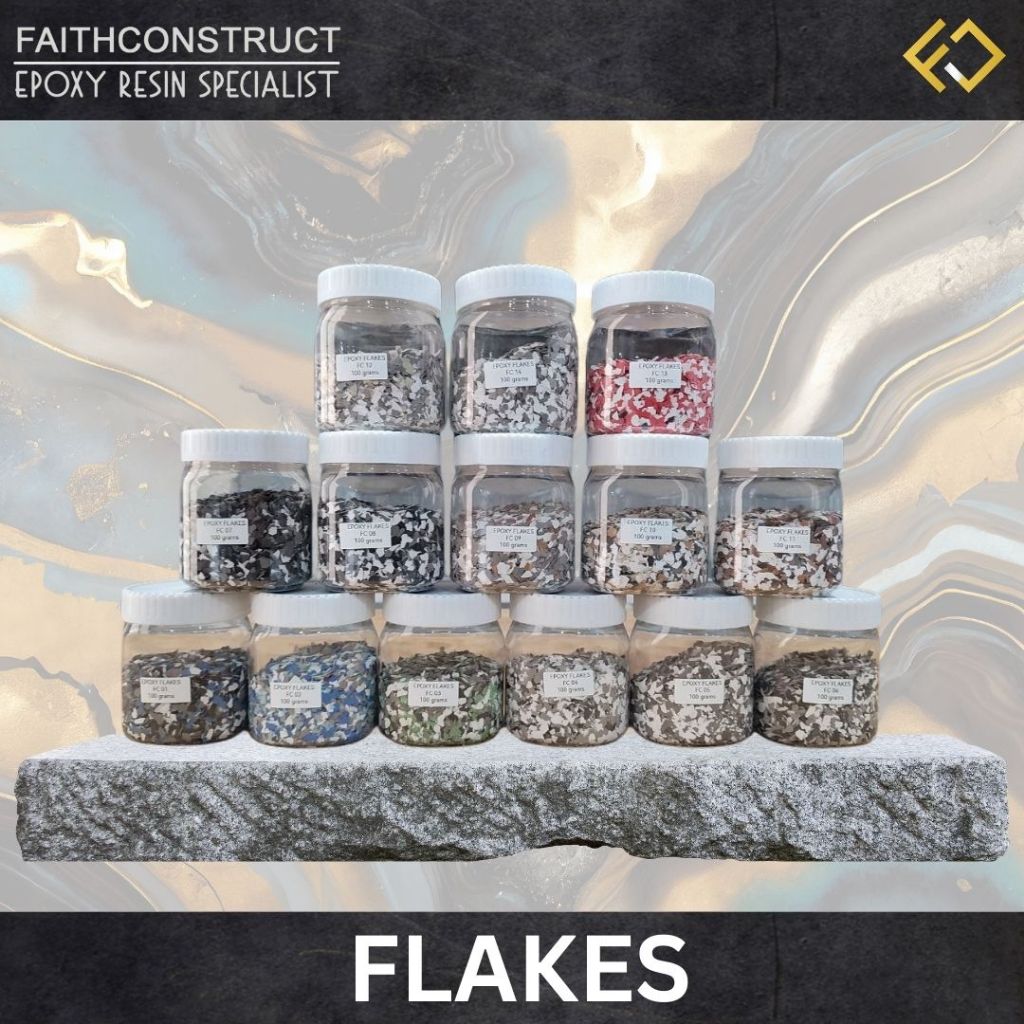 Epoxy Flakes -100 grams by Faithcontruct | Shopee Philippines