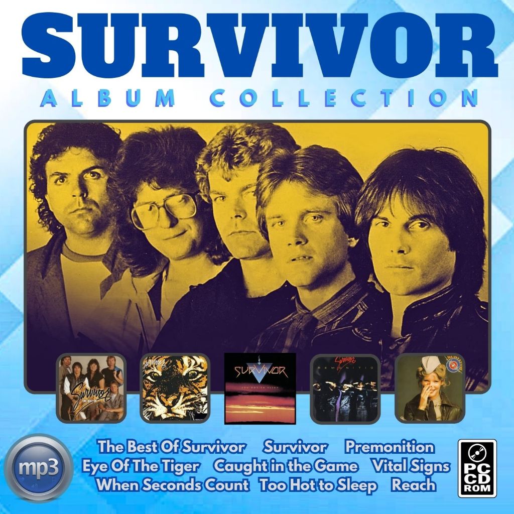 SURVIVOR MP3 music CD for PCCDROM and compatibles (not playable to ...