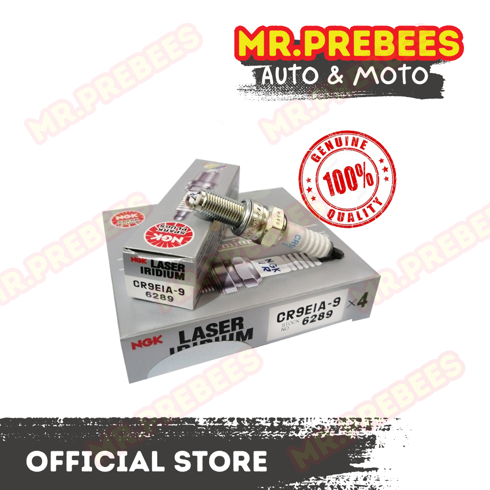 NGK Spark Plug Laser Iridium CR9EIA-9 for KAWASAKI NS200/Dominar 400/ Raider 150 Gixxer GSX ...