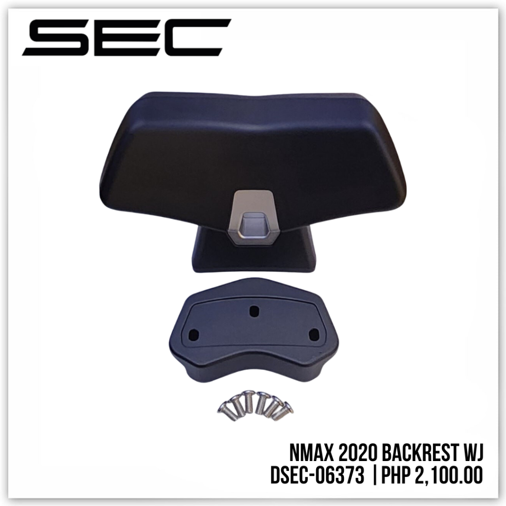 Sec Backrest WJ for Motorcycle Nmax 2020 (DSEC-06373) | Shopee Philippines