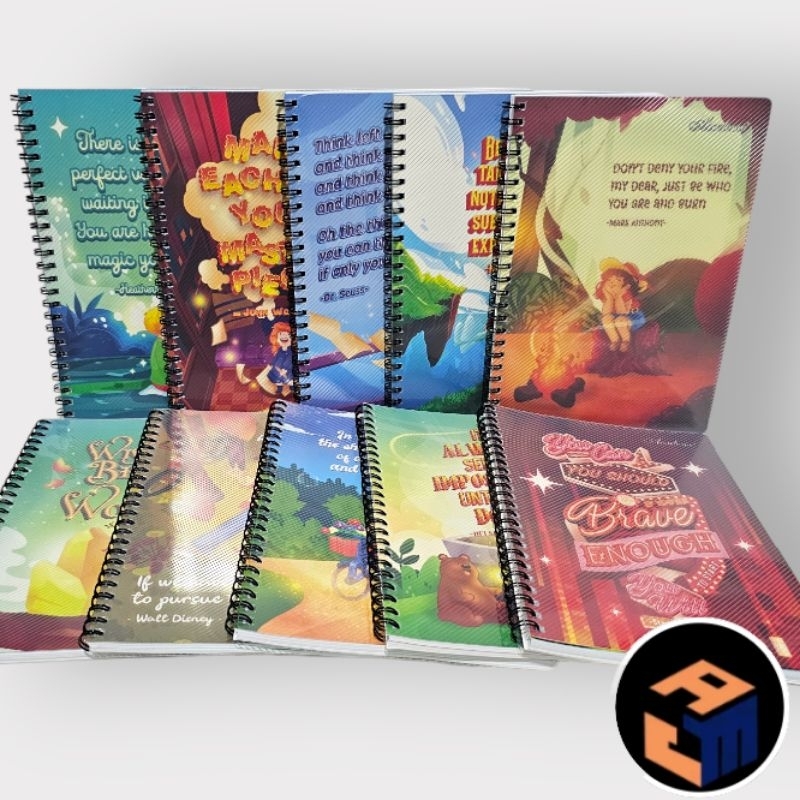 Paperlink Academe Double Loop Spiral Notebook with Hard Plastic Cover ...