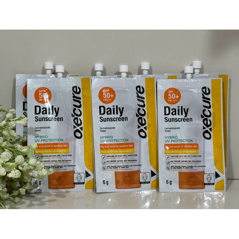 Oxecure Daily Sunscreen with SPF 50+/PA++++ 6g | Shopee Philippines