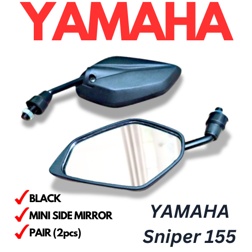YAMAHA Sniper 155 Side Mirror Genuine Parts Short Stem | Shopee Philippines