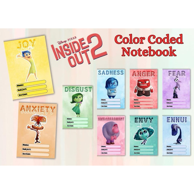 INSIDE OUT COMPOSITION & WRITING NOTEBOOK | Shopee Philippines