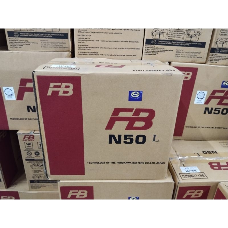 FB BATTERY 2SMF/N50L (LOW MAINTENANCE) (NO SOLUTION) | Shopee Philippines