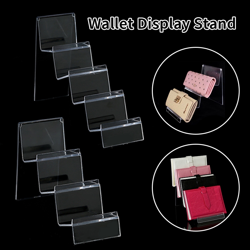 Clear Acrylic Riser Display Shelf 3/4 Tier Handbag Purse Display Stand ...