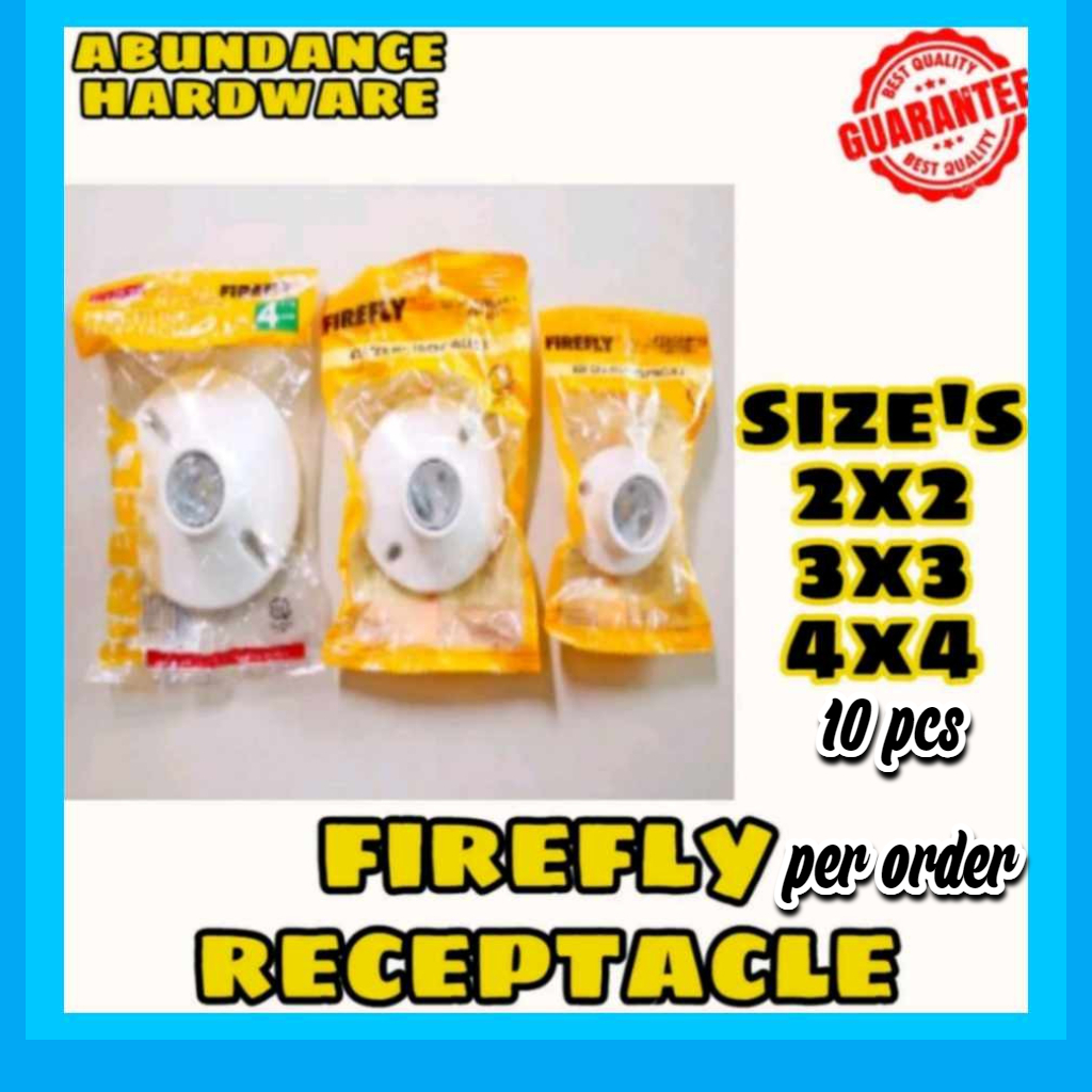(10PCS PER ORDER)FIREFLY E27 CEILING RECEPTACLE FOR LIGHTS 2",3",4 ...