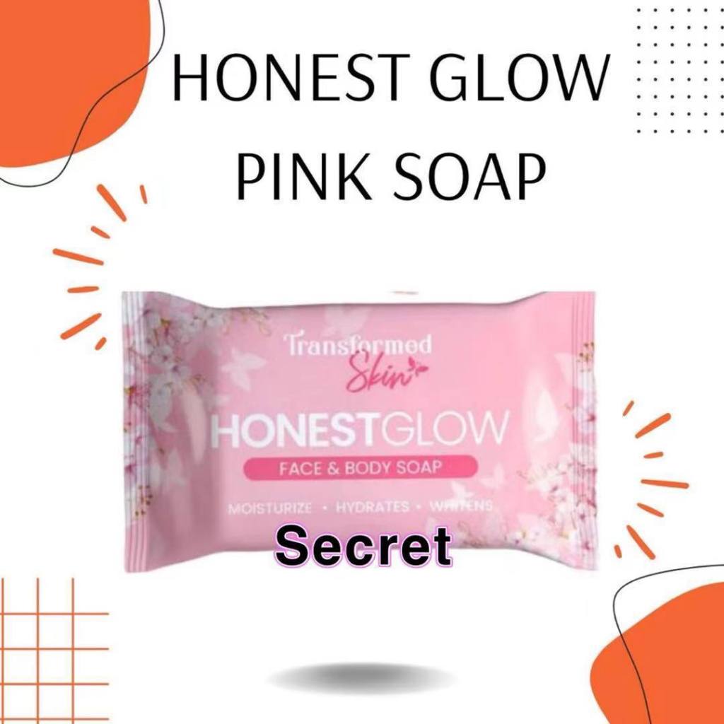(1pc Or 2pcs) Honest Glow Pink Glass Skin Soap for glass glowing skin ...