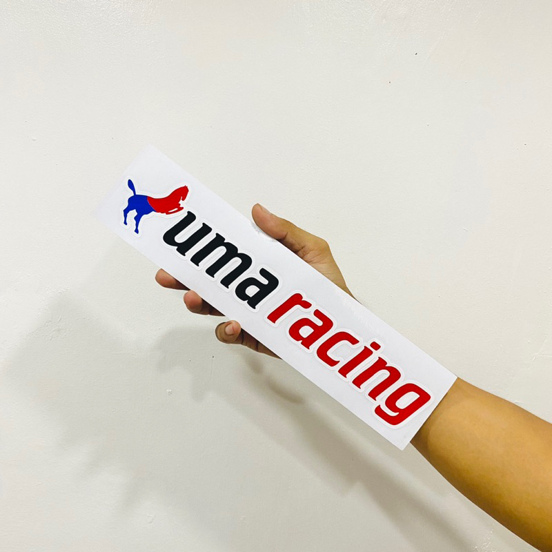 UMA Racing Sticker Decals Cutout Vinyl Waterproof | Shopee Philippines