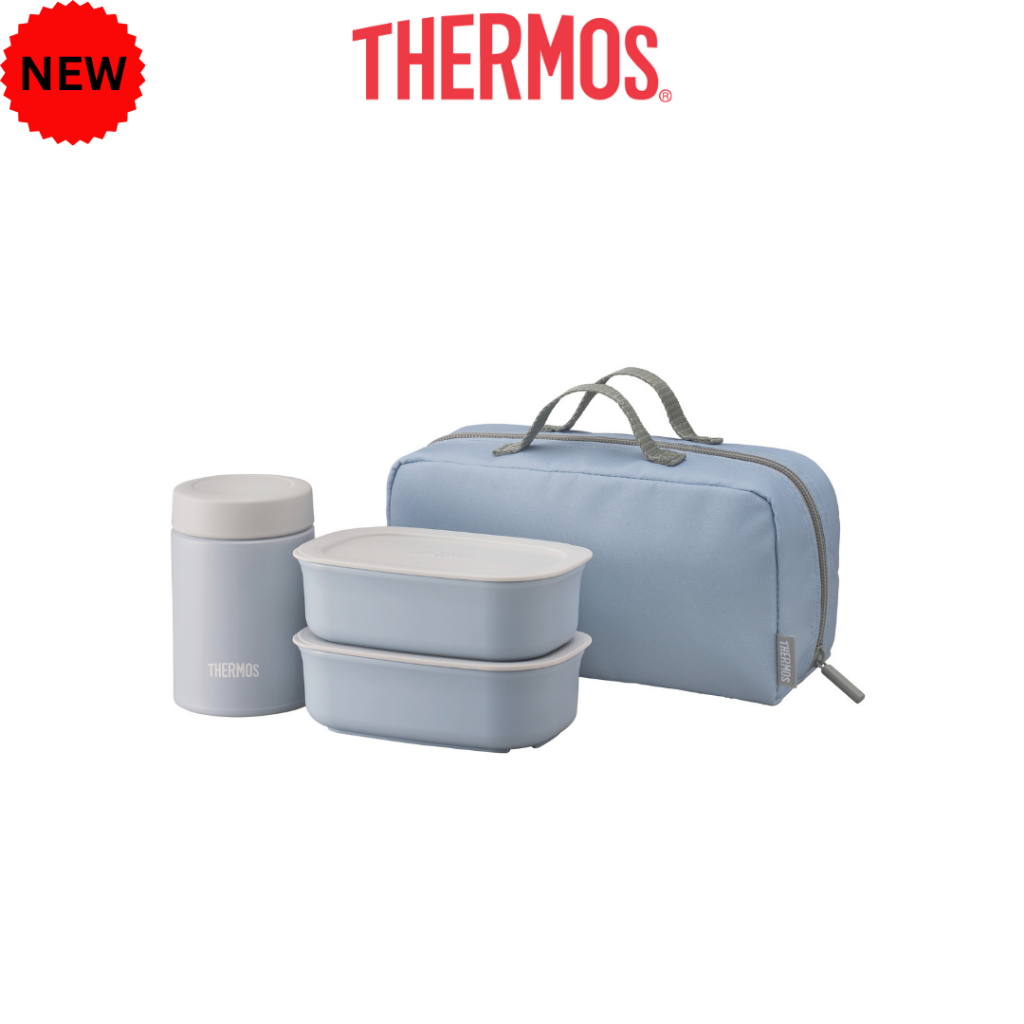 Thermos® JEA-801 Lunch Box (0.2L Food Jar & x2 0.3L Food containers) | Shopee Philippines