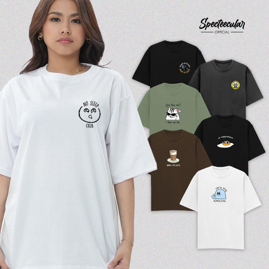 Specteecular Mood Collection Oversized Shirt Men Womens T Shirt Tshirt ...