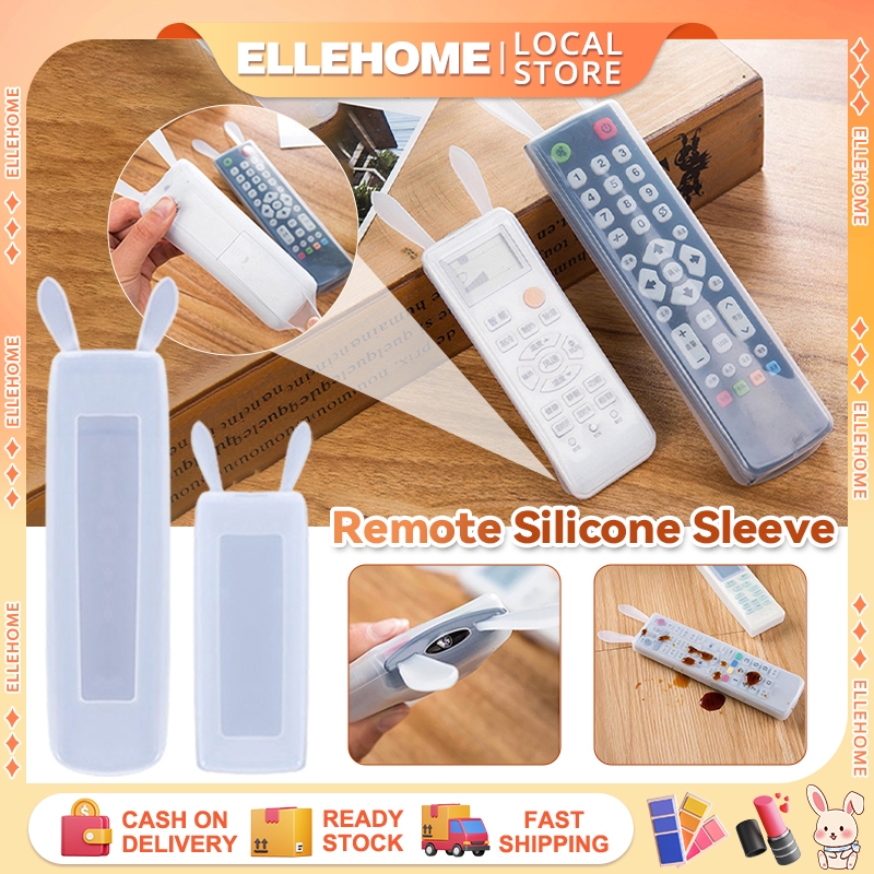 Remote Silicone Sleeve Rabbit Ears Shaped TV Remote Cover Air ...