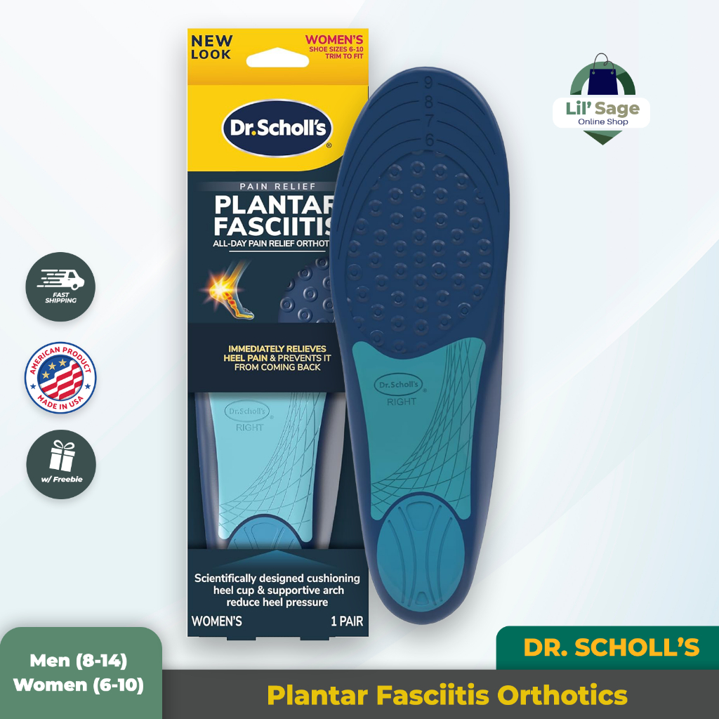Dr. Scholl’s Plantar Fasciitis Pain Relief Orthotic Insoles (Men/Women ...