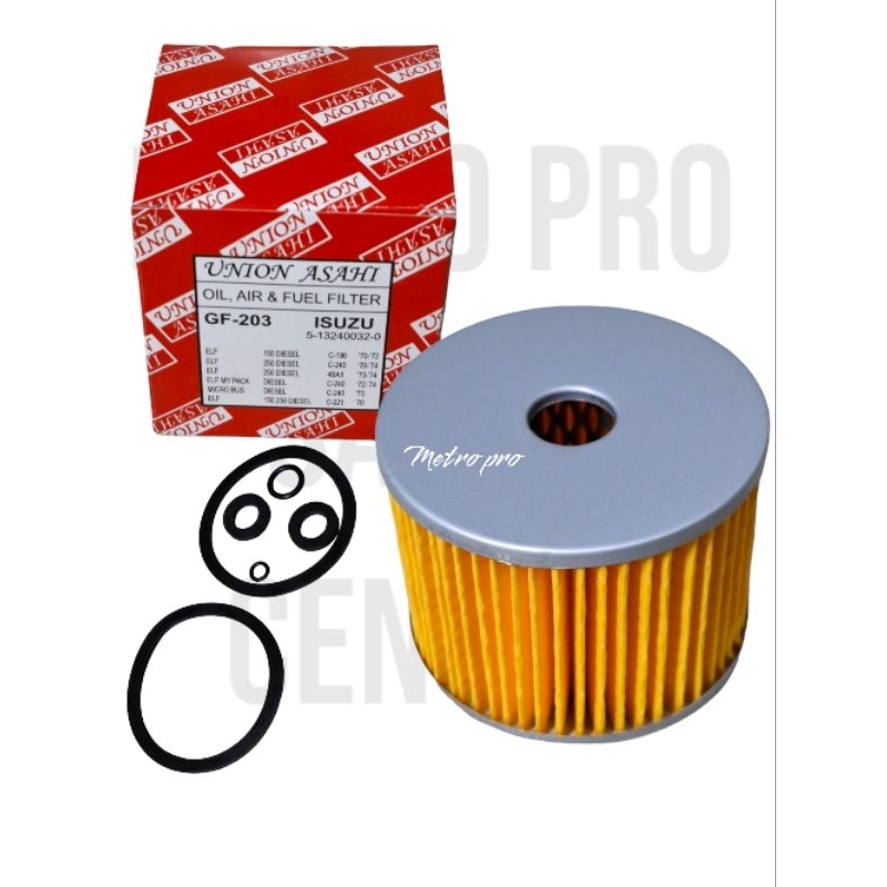 Fuel Filter Element Type GF-203 For Nissan Diesel/ Isuzu Elf C-240,4BA1 ...