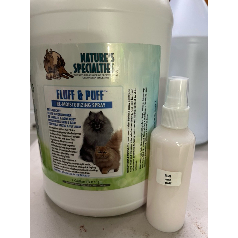 Nature’s Specialties Fluff & Puff Re Moisturizing Spray detangles ...