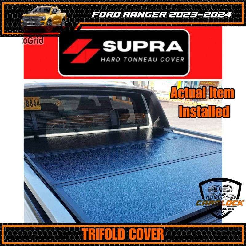 Ford Ranger Wildtrak 2023 - 2025 Supra Trifold Hard Tonneau Cover ...