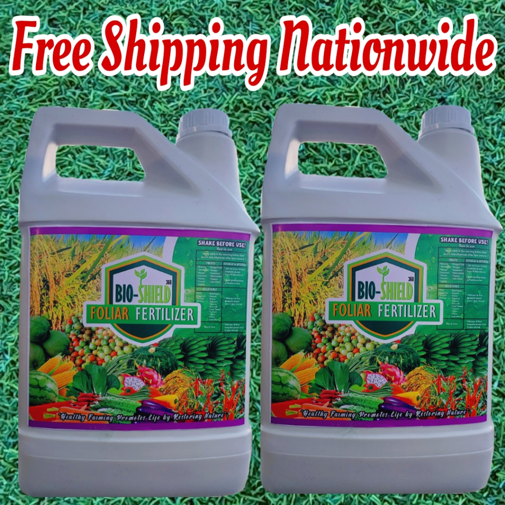 Bio Shield 360 Foliar Fertilizer 2 Gallon FREE SHIPPING | Shopee ...