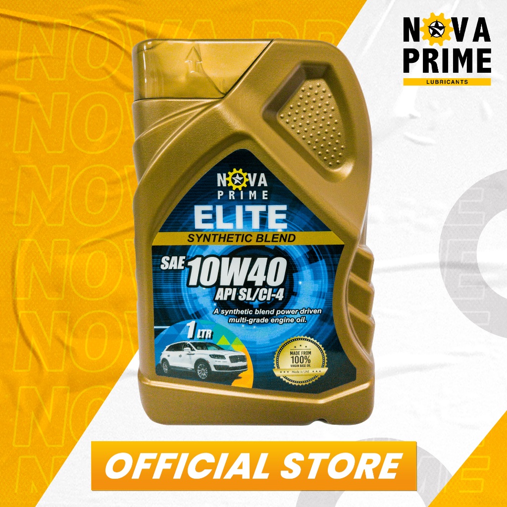 Nova Prime Elite Synthetic Blend Engine Oil 1L | Shopee Philippines