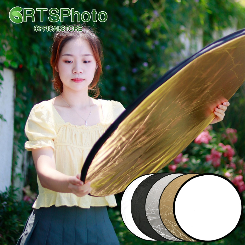 60cm/80cmPortable Collapsible Disc Light photography Reflector Size ...