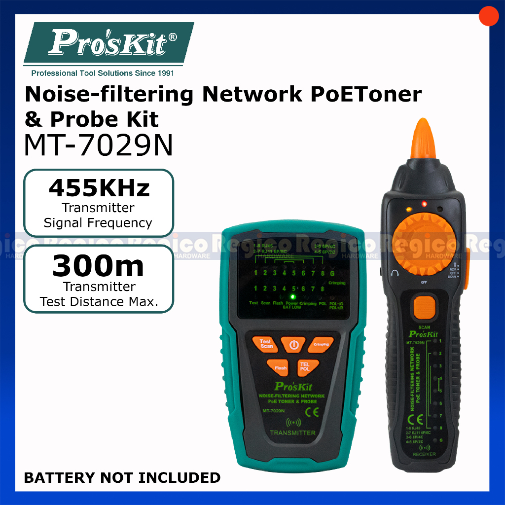 Proskit Noise Filtering Network Tone and Probe Kit Network PoE Wire ...