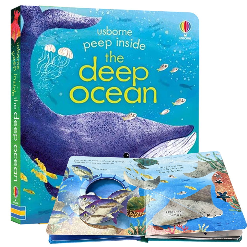 Usborne Peep Inside The Deep Ocean Kid Early Education Deep Ocean ...