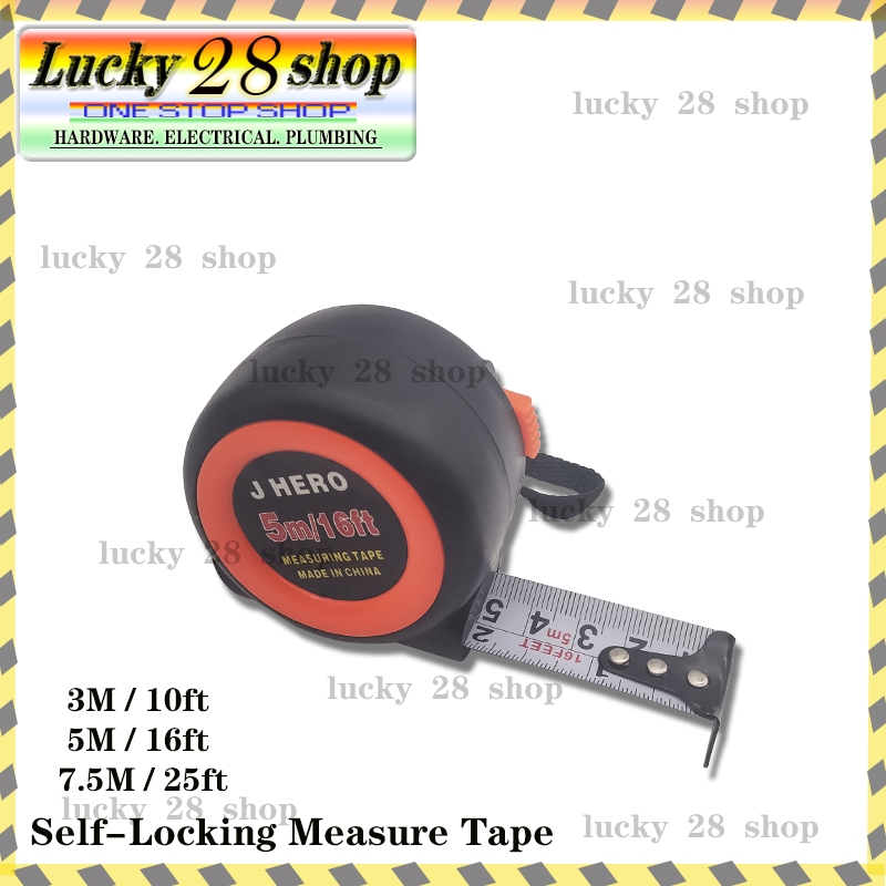 SELF-LOCKING TAPE MEASURE | AUTO-LOCK MEASURING TAPE (3M/5M/7.5M ...