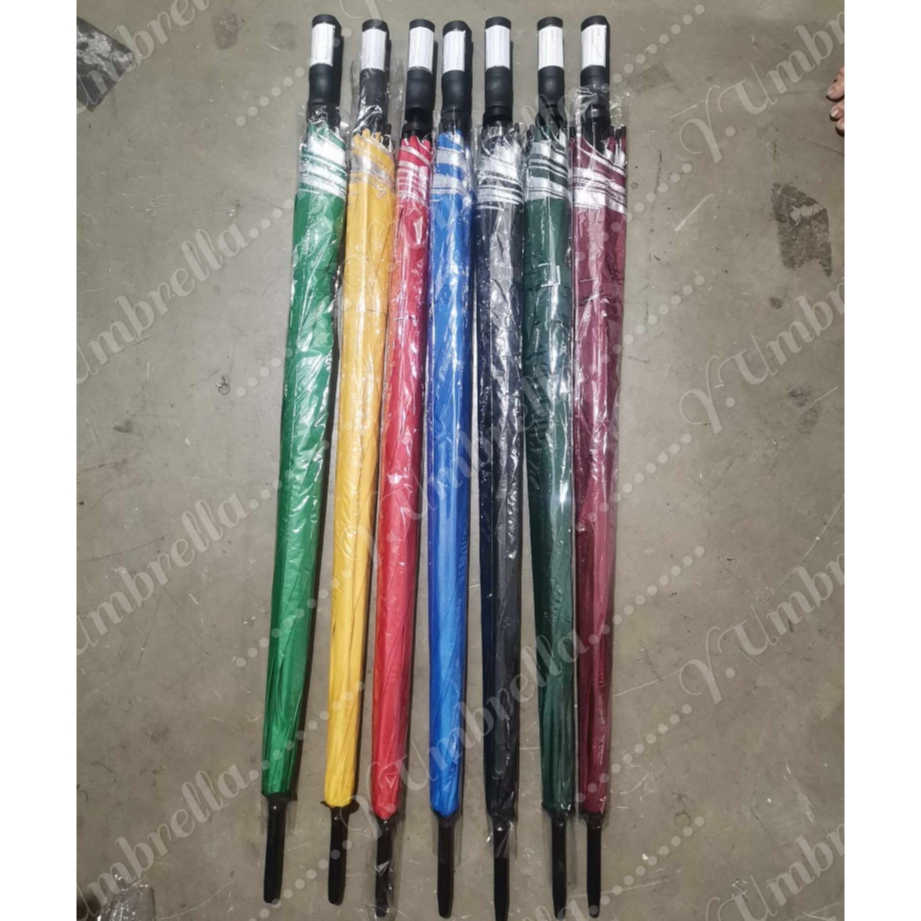W.Y 30inches golf umbrella Silverbacking coated straight ID handle ...