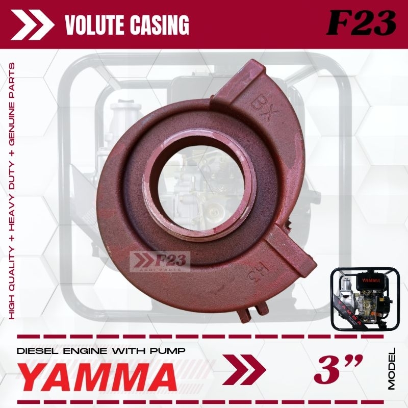 Volute Casing 3" Yamma 7HP Diesel Engine Coupled Water Pump | Shopee ...