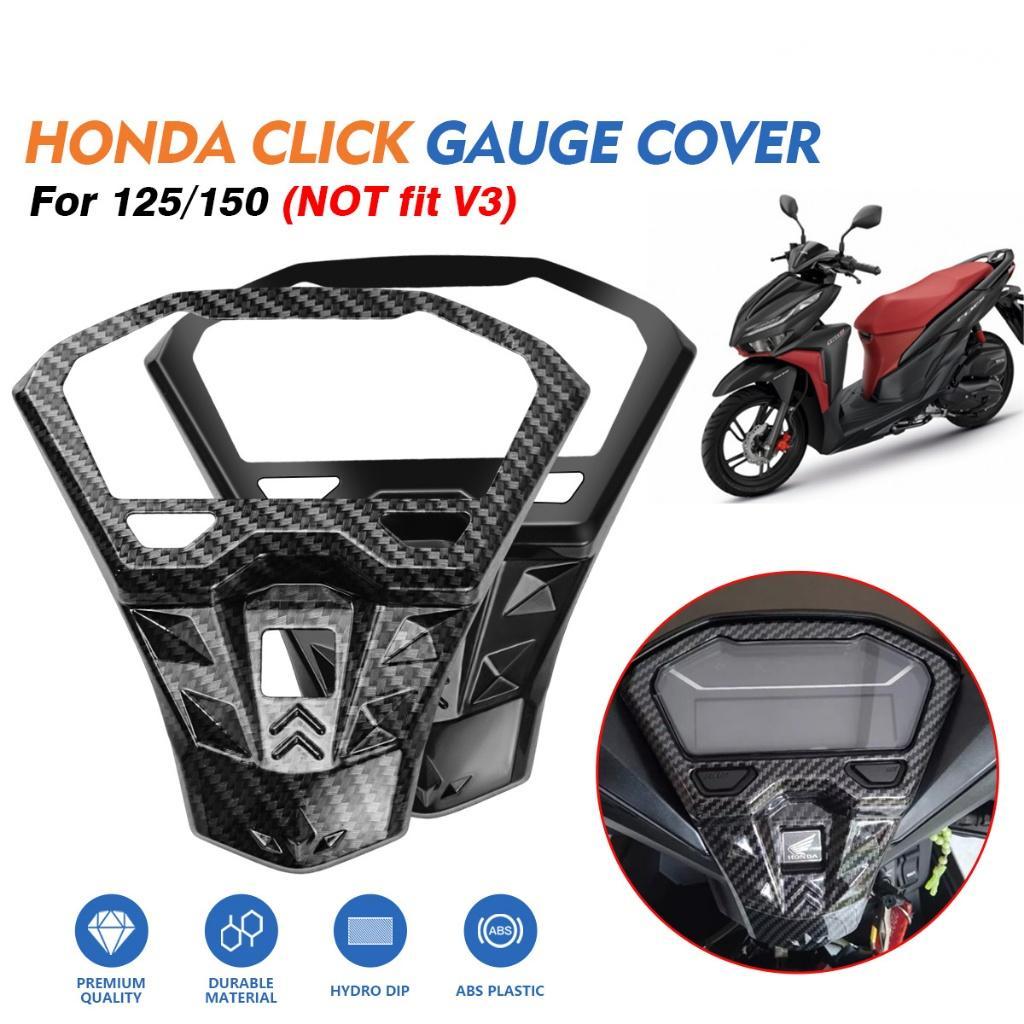 Honda Click V1 V2 Carbon Panel Gauge Protector Garnish Panel Cover For ...