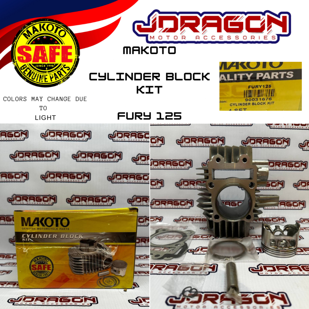 MAKOTO CYLINDER BLOCK (FURY 125) | Shopee Philippines