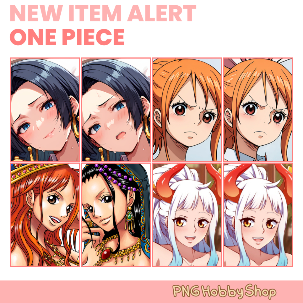 One Piece Set 2 Back to Back Prints Anime Photocards and Keychains ...
