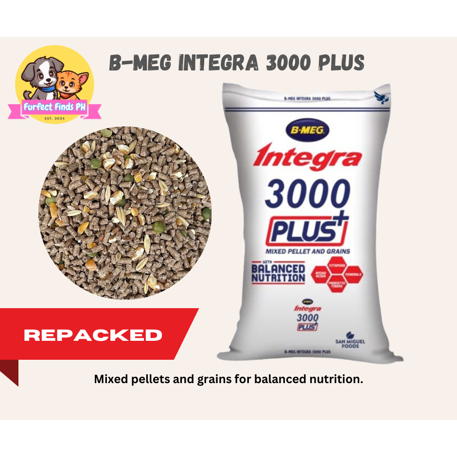 B-Meg Integra 3000 Plus Mixed Pellet and Grains Repacked | Shopee ...