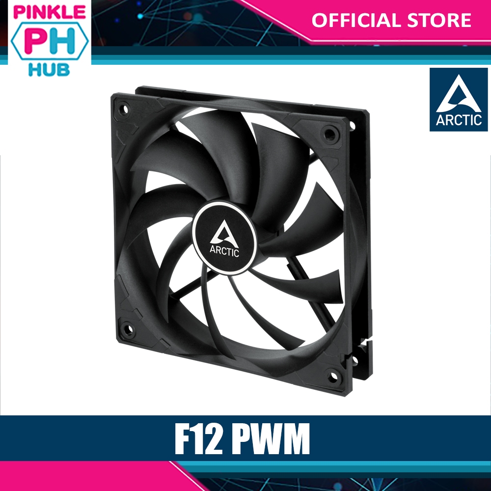 Arctic F12 PWM 120mm PWM Black Case Fan (ACFAN00203A) | Shopee Philippines