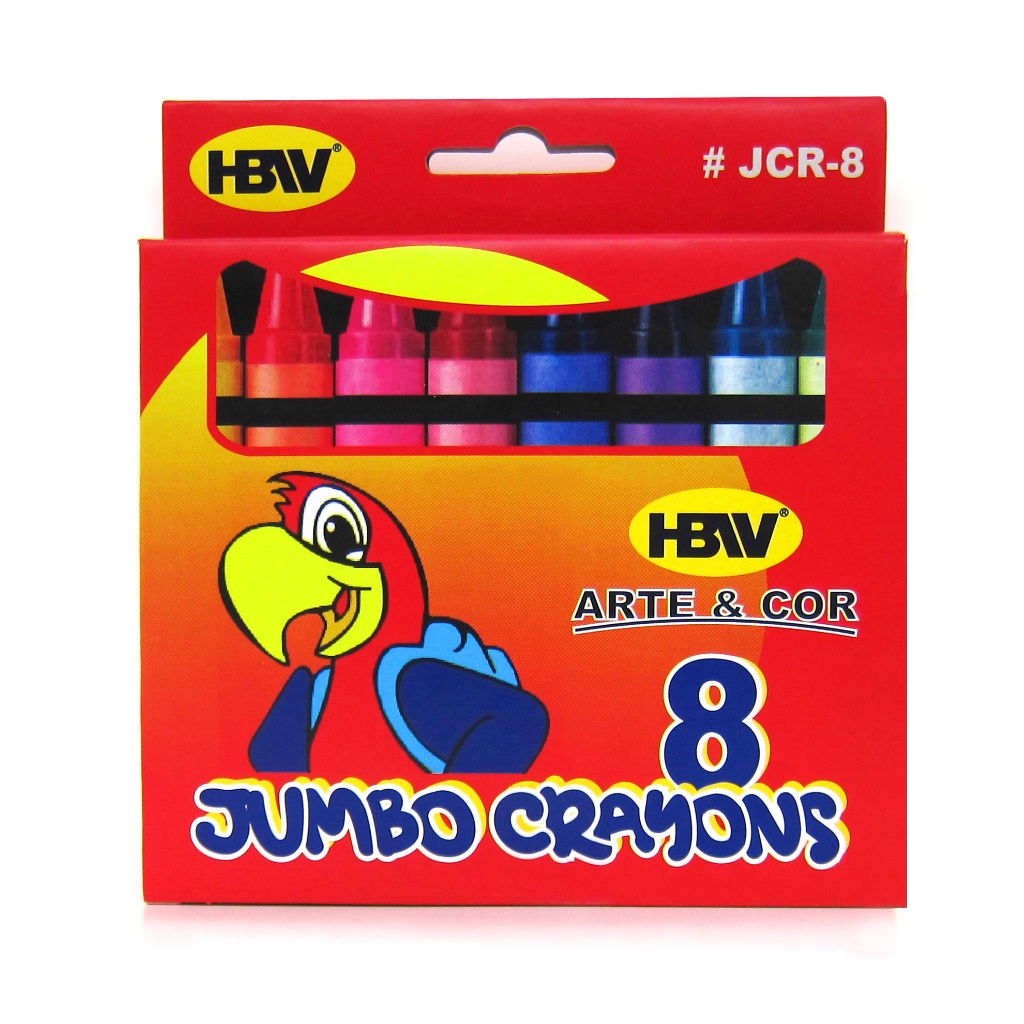 HBW Jumbo Crayons 8 Colors | Shopee Philippines
