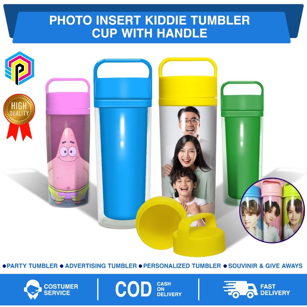 Photo Insert Kiddie Tumbler for Giveaways | Portable Advertising Cup ...