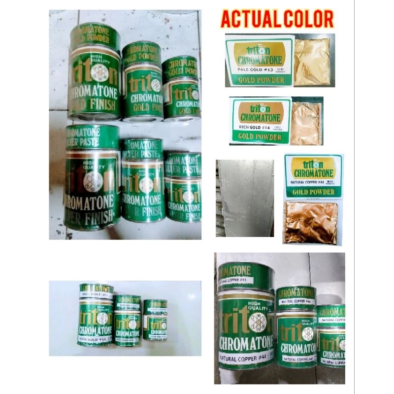 TRITON CHROMATONE GOLD#13(PALE), #14(RICH) AND SILVER FINISH GOLD ...