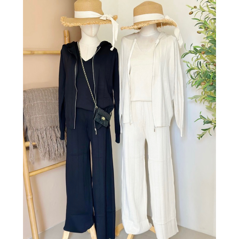 SSM JODIE KNITTED SET (3pcs) | Shopee Philippines