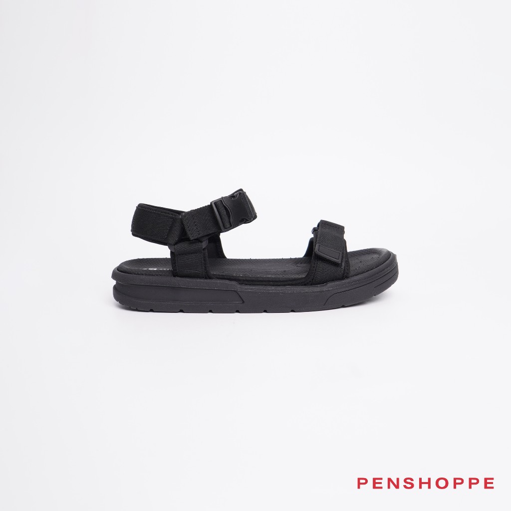 Penshoppe Strappy Sandals For Men (Black) | Shopee Philippines