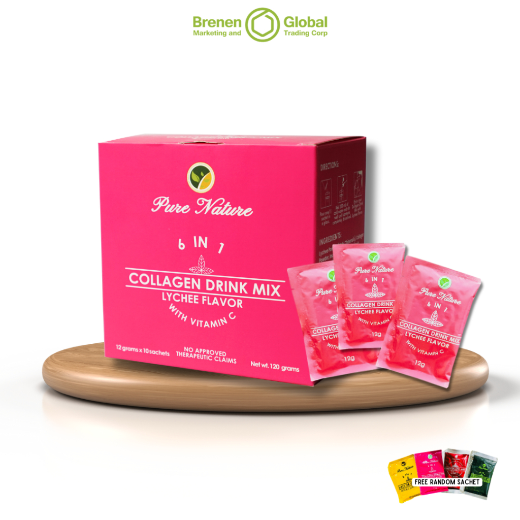 Pure Nature Collagen Mix 1 box free 1 sachet | Shopee Philippines